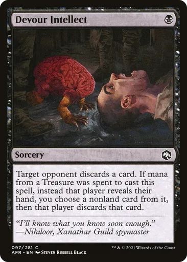 Devour Intellect - Adventures in the Forgotten Realms - MTG - Untapped.gg