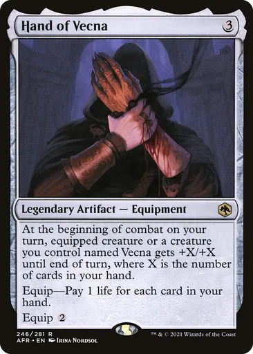 Hand of Vecna - Adventures in the Forgotten Realms - MTG - Untapped.gg