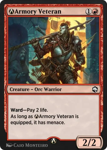 A-Armory Veteran - Adventures in the Forgotten Realms - MTG - Untapped.gg