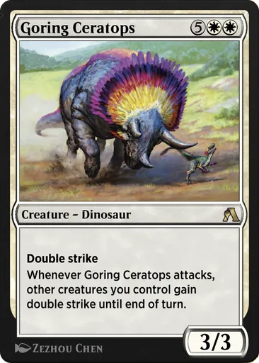 Goring Ceratops - Arena New Player Experience B - MTG - Untapped.gg
