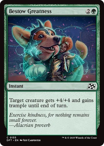 Bestow Greatness - Aetherdrift - MTG - Untapped.gg