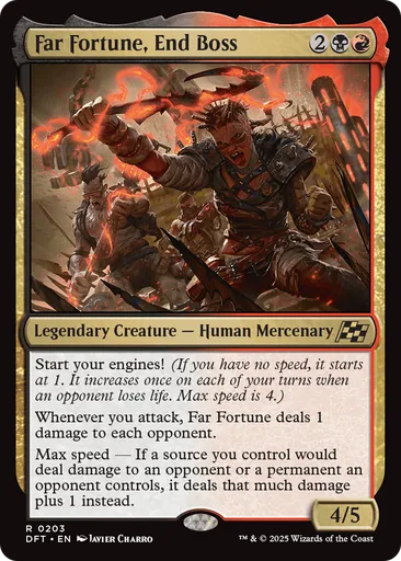 Far Fortune, End Boss - Aetherdrift - MTG - Untapped.gg