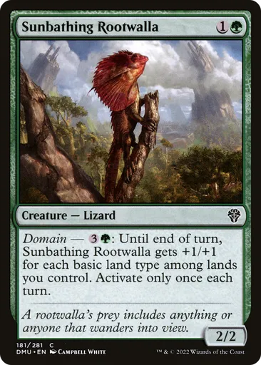 Sunbathing Rootwalla - Dominaria United - MTG - Untapped.gg