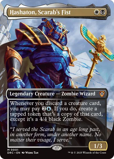 Hashaton, Scarab's Fist - Aetherdrift Commander - MTG - Untapped.gg