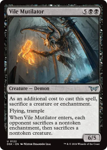 Vile Mutilator - Duskmourn: House of Horror - MTG - Untapped.gg