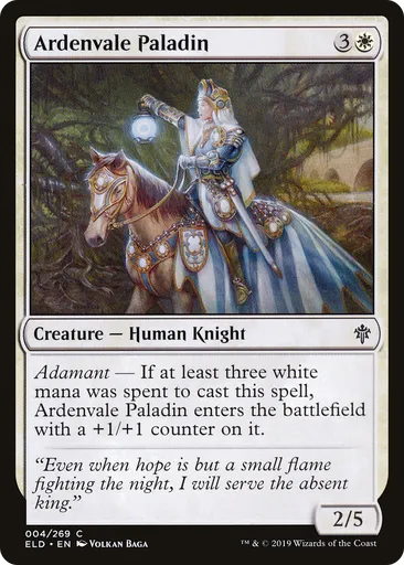 Ardenvale Paladin - Throne of Eldraine - MTG - Untapped.gg