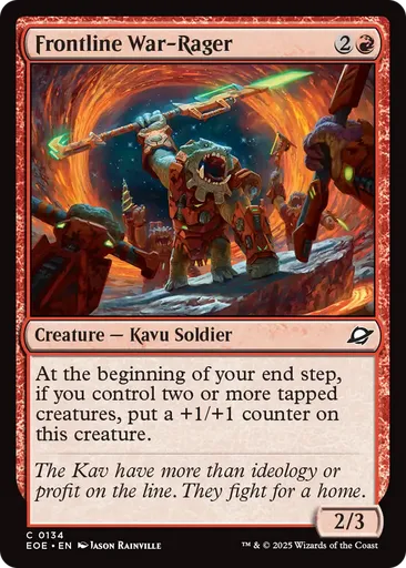 Frontline War-Rager - Edge of Eternities - MTG - Untapped.gg