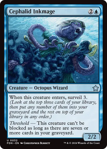 Cephalid Inkmage - Foundations - MTG - Untapped.gg