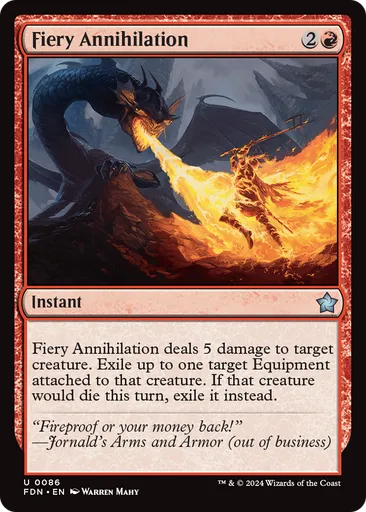 Fiery Annihilation - Foundations - MTG - Untapped.gg