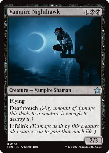 Vampire Nighthawk - Foundations - MTG - Untapped.gg