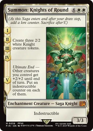Summon: Knights of Round - Final Fantasy - MTG - Untapped.gg