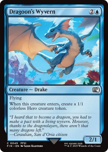 Dragoon's Wyvern - Final Fantasy - MTG - Untapped.gg