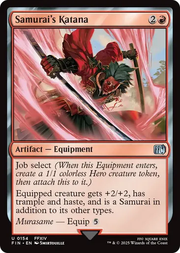 Samurai's Katana - Final Fantasy - MTG - Untapped.gg