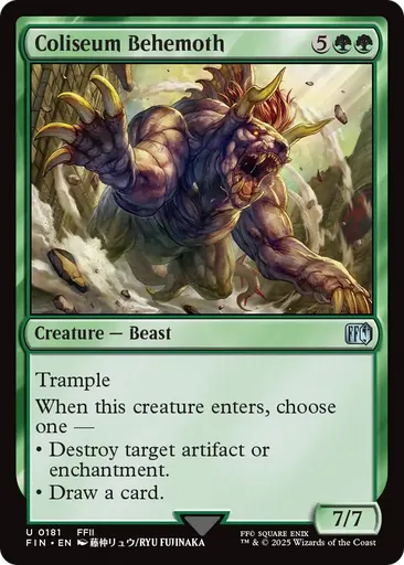 Coliseum Behemoth - Final Fantasy - MTG - Untapped.gg