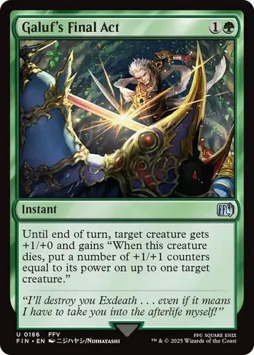 Galuf's Final Act - Final Fantasy - MTG - Untapped.gg