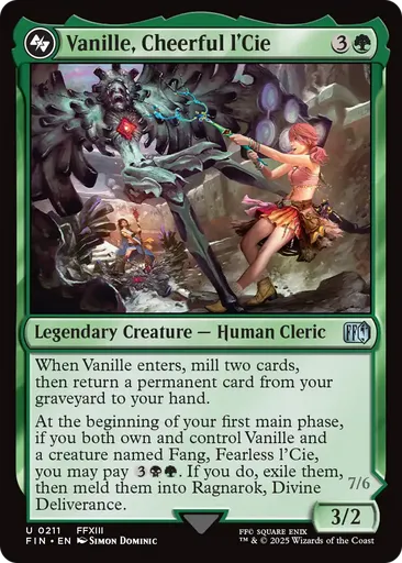 Vanille, Cheerful l'Cie - Final Fantasy - MTG - Untapped.gg