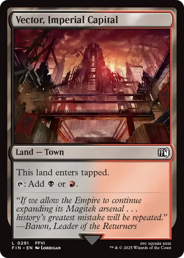 Vector, Imperial Capital - Final Fantasy - MTG - Untapped.gg