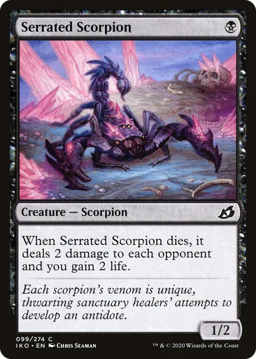 Serrated Scorpion - Ikoria: Lair of Behemoths - MTG - Untapped.gg