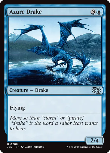 Azure Drake - Foundations Jumpstart - MTG - Untapped.gg
