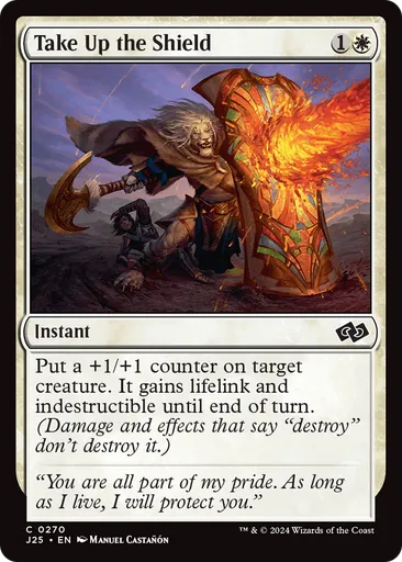 Take Up the Shield – Foundations Jumpstart – MTG - Untapped.gg