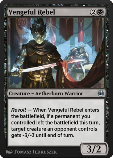 Vengeful Rebel - Kaladesh Remastered - 万智牌 - Untapped.gg
