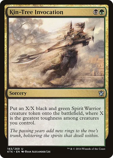 Kin-Tree Invocation - Khans of Tarkir - MTG - Untapped.gg
