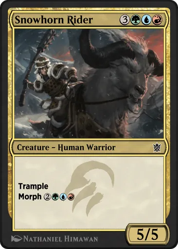 Snowhorn Rider - Khans of Tarkir - MTG - Untapped.gg