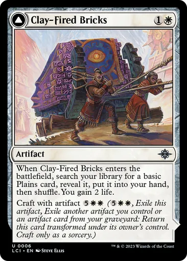 Clay-Fired Bricks - The Lost Caverns of Ixalan - MTG - Untapped.gg