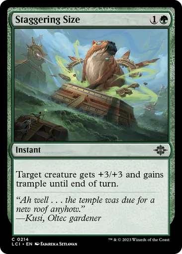 Staggering Size - The Lost Caverns of Ixalan - MTG - Untapped.gg