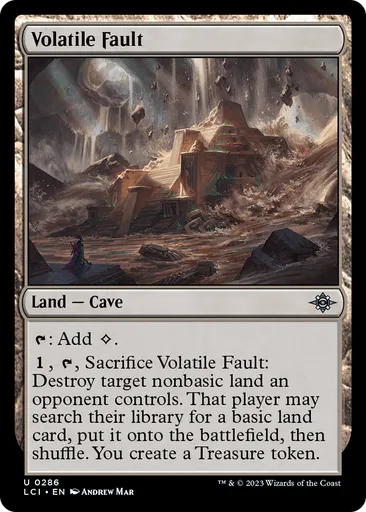 Volatile Fault - The Lost Caverns of Ixalan - MTG - Untapped.gg