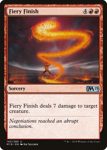 Fiery Finish - Core 2019 - 万智牌 - Untapped.gg