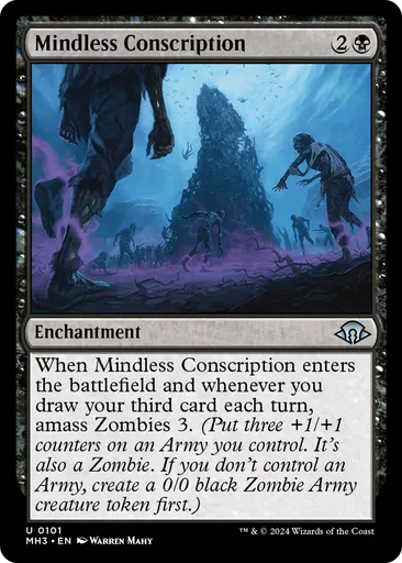 Mindless Conscription - Modern Horizons 3 - MTG - Untapped.gg