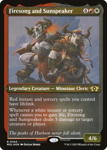 Firesong and Sunspeaker - Multiverse Legends - MTG - Untapped.gg