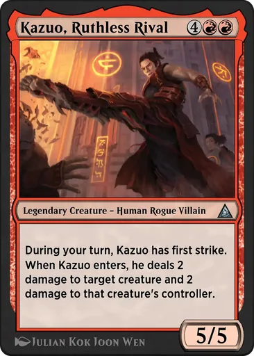 Kazuo, Rival Implacável - Through the Omenpaths - MTG - Untapped.gg
