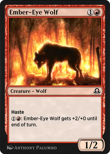 Ember-Eye Wolf - Shadows over Innistrad Remastered - MTG - Untapped.gg