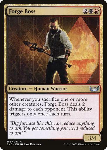 Forge Boss - Streets of New Capenna - MTG - Untapped.gg