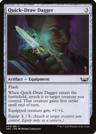 Quick-Draw Dagger - Streets of New Capenna - MTG - Untapped.gg