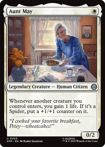 Aunt May - Marvel Spider-Man - MTG - Untapped.gg
