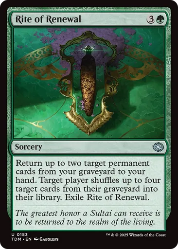 Rite of Renewal - Tarkir: Dragonstorm - MTG - Untapped.gg