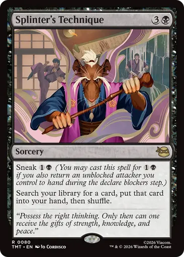 Splinter's Technique - Teenage Mutant Ninja Turtles - MTG - Untapped.gg
