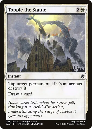 Topple the Statue - War of the Spark - MTG - Untapped.gg