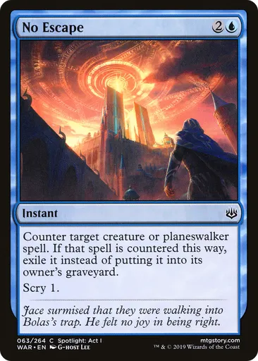 No Escape - War of the Spark - MTG - Untapped.gg