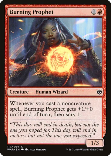 Burning Prophet - War of the Spark - MTG - Untapped.gg