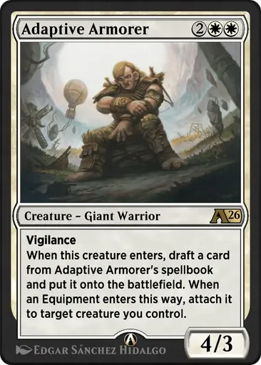 Adaptive Armorer - Alchemy: Lorwyn Eclipsed - MTG - Untapped.gg