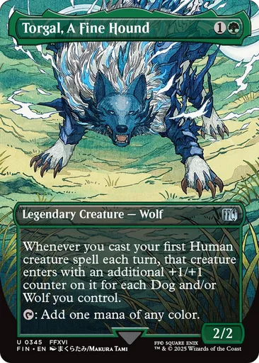 Torgal, A Fine Hound - Final Fantasy - MTG Spoilers - Untapped.gg