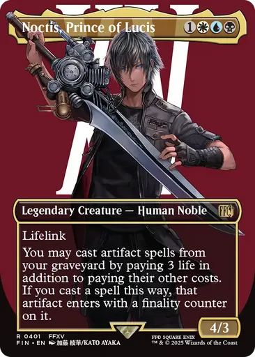 Noctis, Prince of Lucis - Final Fantasy - MTG Spoilers - Untapped.gg