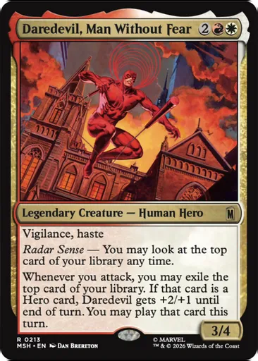 Daredevil, Man Without Fear - Marvel Super Heroes - 万智牌系列预览 - Untapped.gg