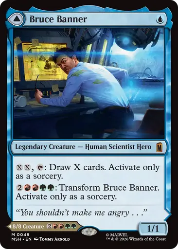 Bruce Banner - Marvel Super Heroes - MTG Spoilers - Untapped.gg