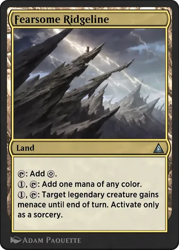 Fearsome Ridgeline - Through the Omenpaths - MTG Spoilers - Untapped.gg