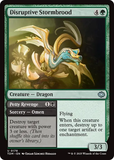 Disruptive Stormbrood - Tarkir: Dragonstorm - MTG Spoilers - Untapped.gg